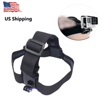 Head Strap Mount Belt Elastic Headband For GoPro Hero 2 3 3+ 4 5 6 7 HD ...