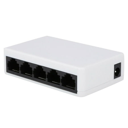 Network Switch Mini Network Switch 10/100mbps Port 5-port With Power ...