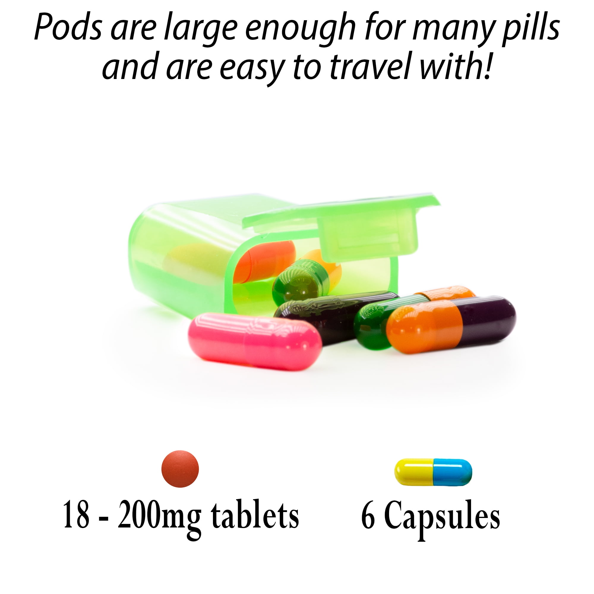 Buy GMS 7 Day AM/PM Pill Organizer, Weekly Pill Reminder with Pop Out ...