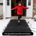 Power Efficient 110V Warmed Snow Melting Mat 10x30 Inch with ...
