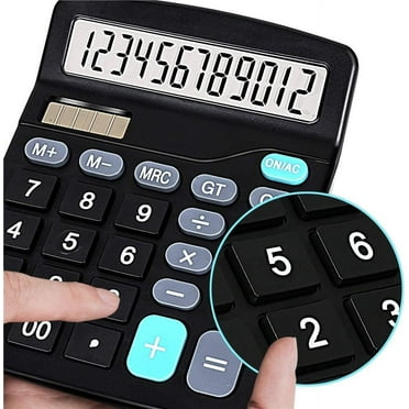 hengsof Standard Function Desktop Calculators With 12 Digit Large LCD Display And Sensitive ...