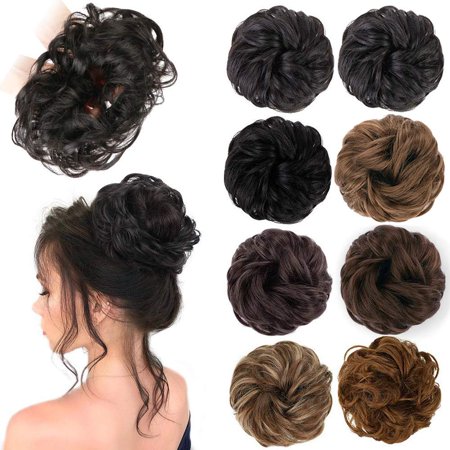 KATEA Messy Bun Hair Piece Hair With Elastic Rubber Band Extensions ...