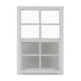 Shed Windows 12x18 White Flush, Safety Tempered Glass with Mesh Screen ...