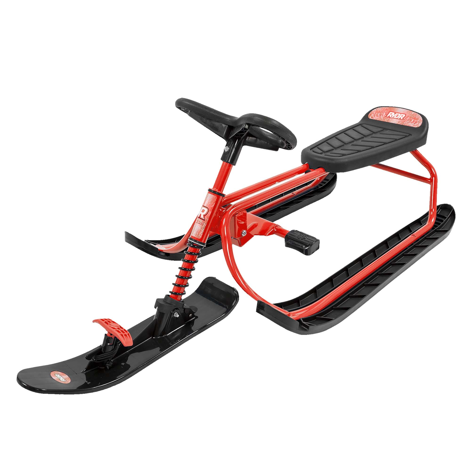 RYDR Snow Runner Bike Sled with Steering Wheel and Foot Brakes - kids ...