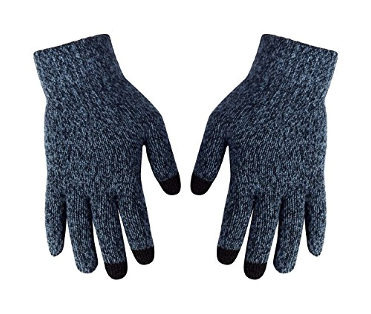 Peach Couture Unisex Warm Knitted Texting Gloves for Iphone Android ...