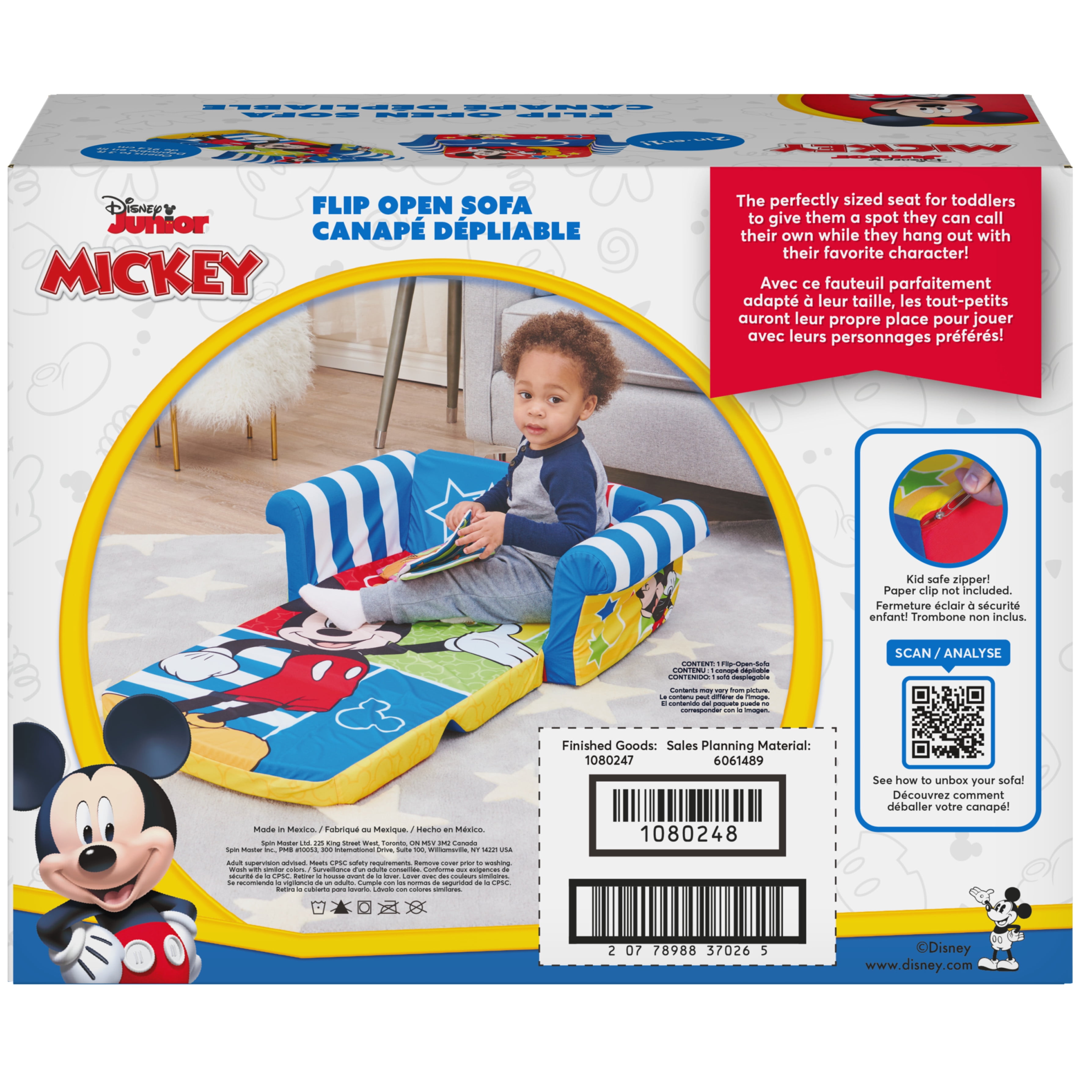 Mickey Mouse Clubhouse Flip Open Sofa | Homeminimalisite.com