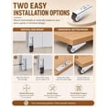 Heavy Duty Sliding Door Rollers with Metal and Rubber Wheels for Closet ...