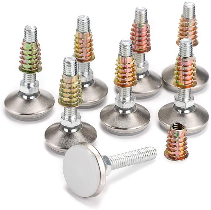 8 PCS Adjustable Swivel Leveling Feet Leveling Legs, Heavy Duty ...