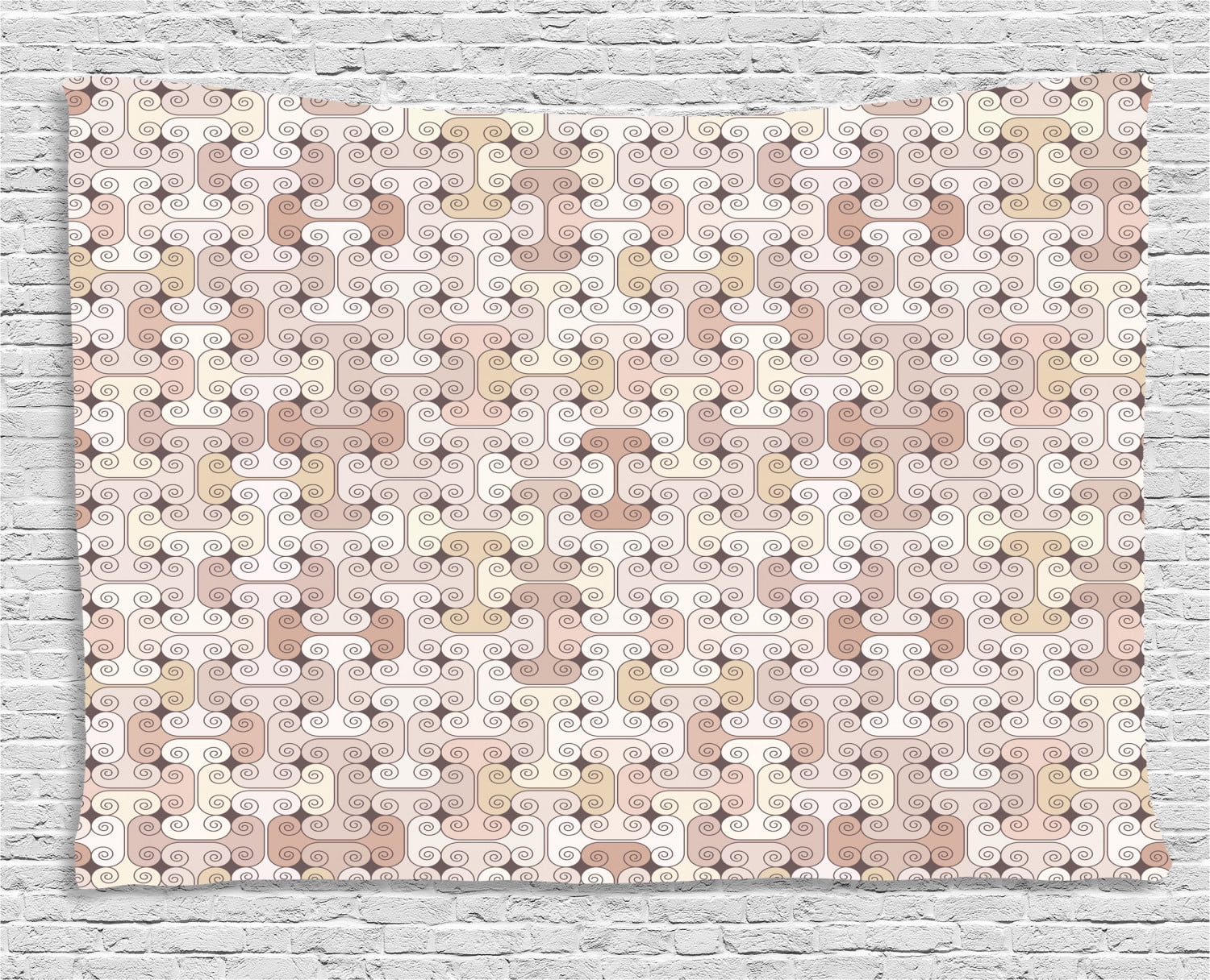 Geometric Tapestry, Continuous Pattern with Puzzle-Like Geometric ...