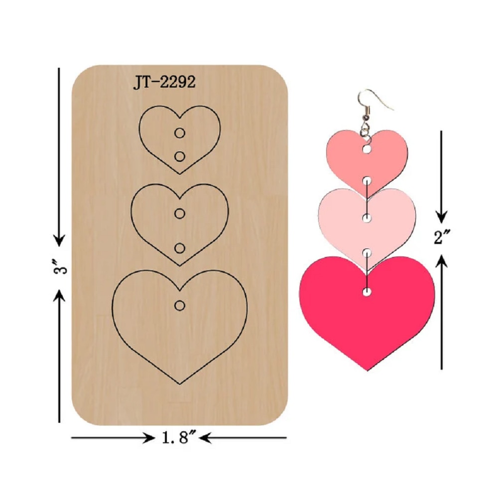 Earring Cutting Dies Wood Diy New Die Cut Leather Punch Tools Dies ...