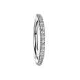 FANSING 16g Cartilage Earring Hoop, Silver 16 Gauge, Surgical Steel ...