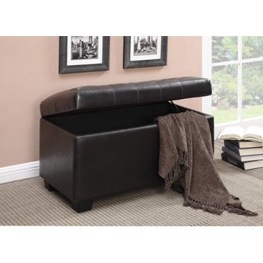 Simpli Home Avalon Extra Large Storage Ottoman with 3 Serving Trays ...