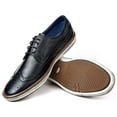 Mio Marino Round Toe Casual Brogue Design Dress Shoes for Men - Walmart.com