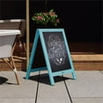 Flash Furniture Canterbury 30x20" A-Frame Wood Magnetic Chalkboard in ...