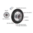 80/100-12 Dirt Bike Tire Wheel Rear Swing Arm Swingarm with 11" Shock ...
