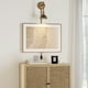 Nathan James Tamlin Brass Wall Mounted Sconce 1-Light Fixture with ...