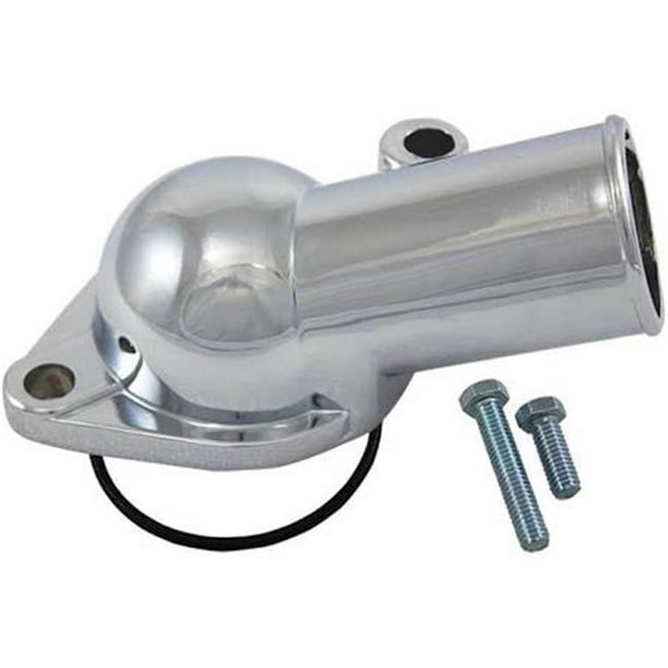 Speed FX S73-7288O Thermostat Housing with 15 Degree Neck, Silver ...