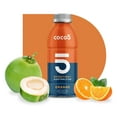 COCO5 Clean Sports Hydration, Orange Flavor, Less Sugar, Coconut Water ...
