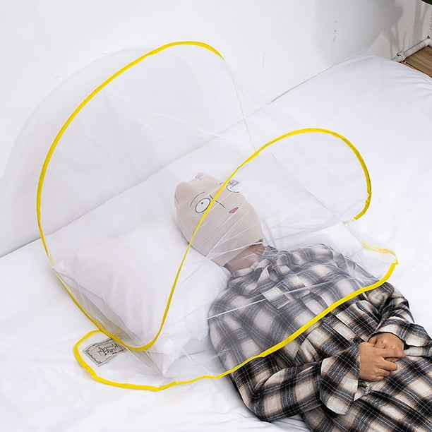 SDJMa Ultralight Portable Pop-Up Mosquito Net Tent, Head Mini Folding ...