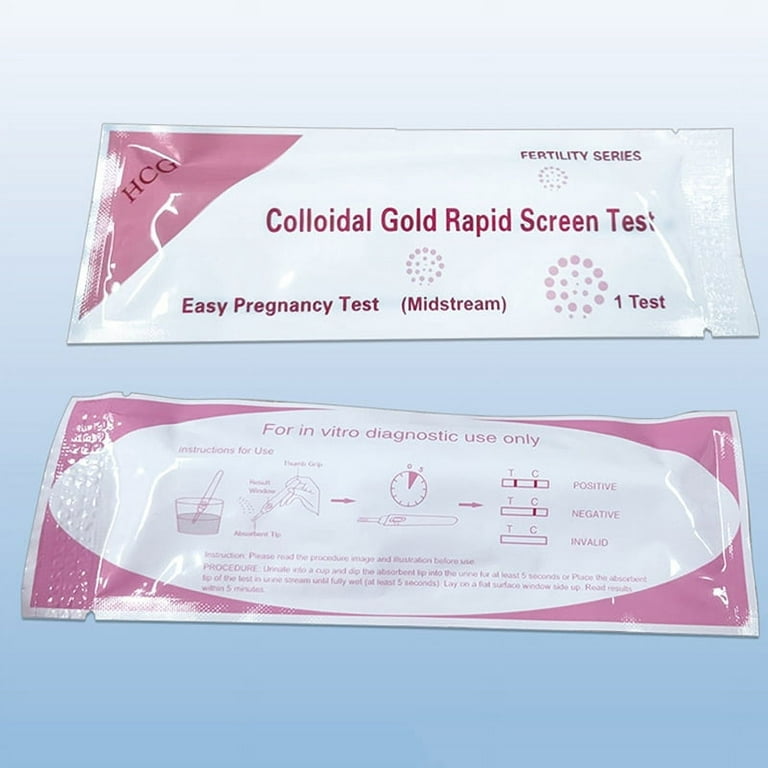 Clear Blue Pregnant Test AccuMed Pregnancy Test Strips, 25-Count ...