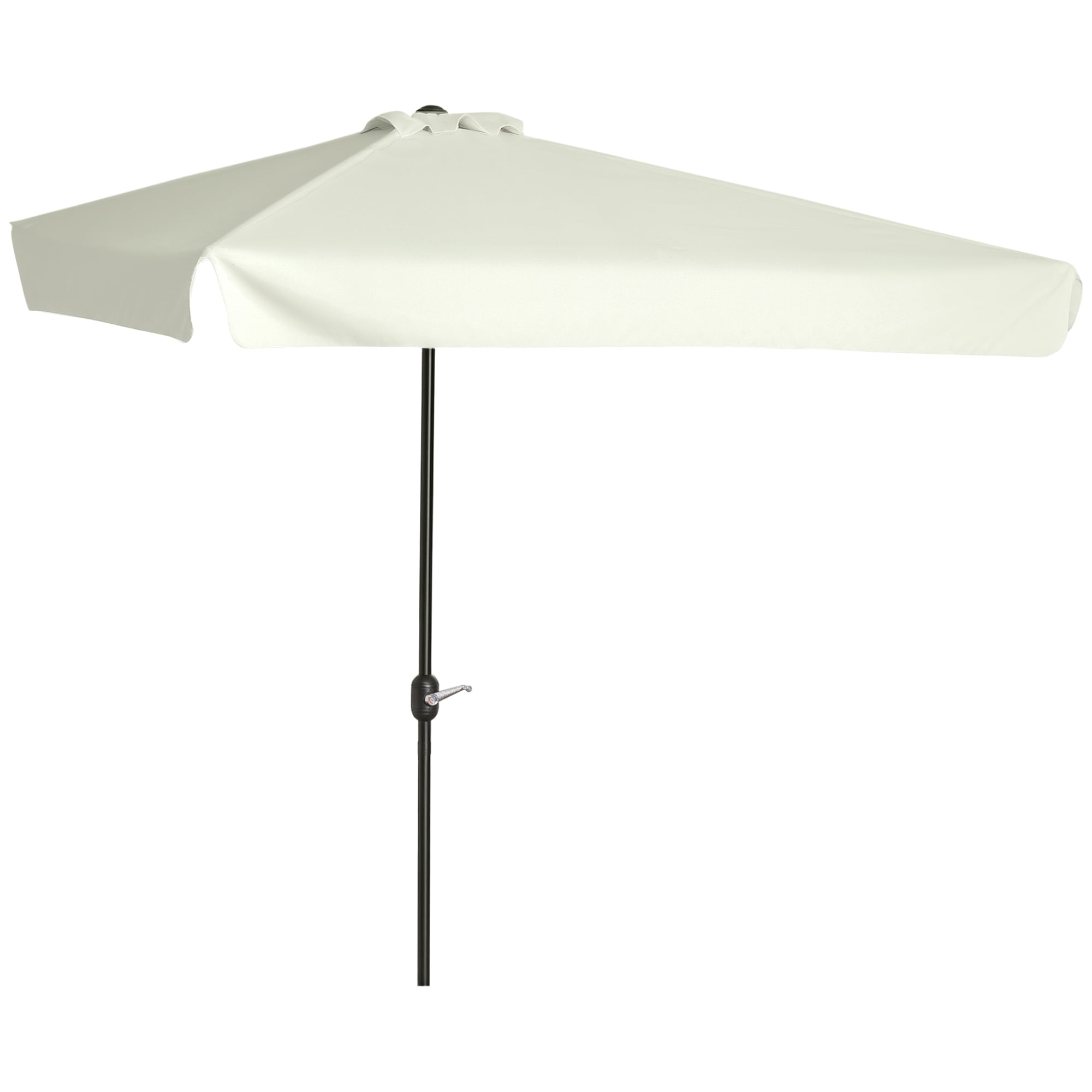 Click here for Outsunny 7.5ft Half Umbrella Patio Parasol Sun Sha... prices