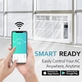 Mohavair 6000 BTU Window Air Conditioner Smart WiFi AC Unit Cooling for ...