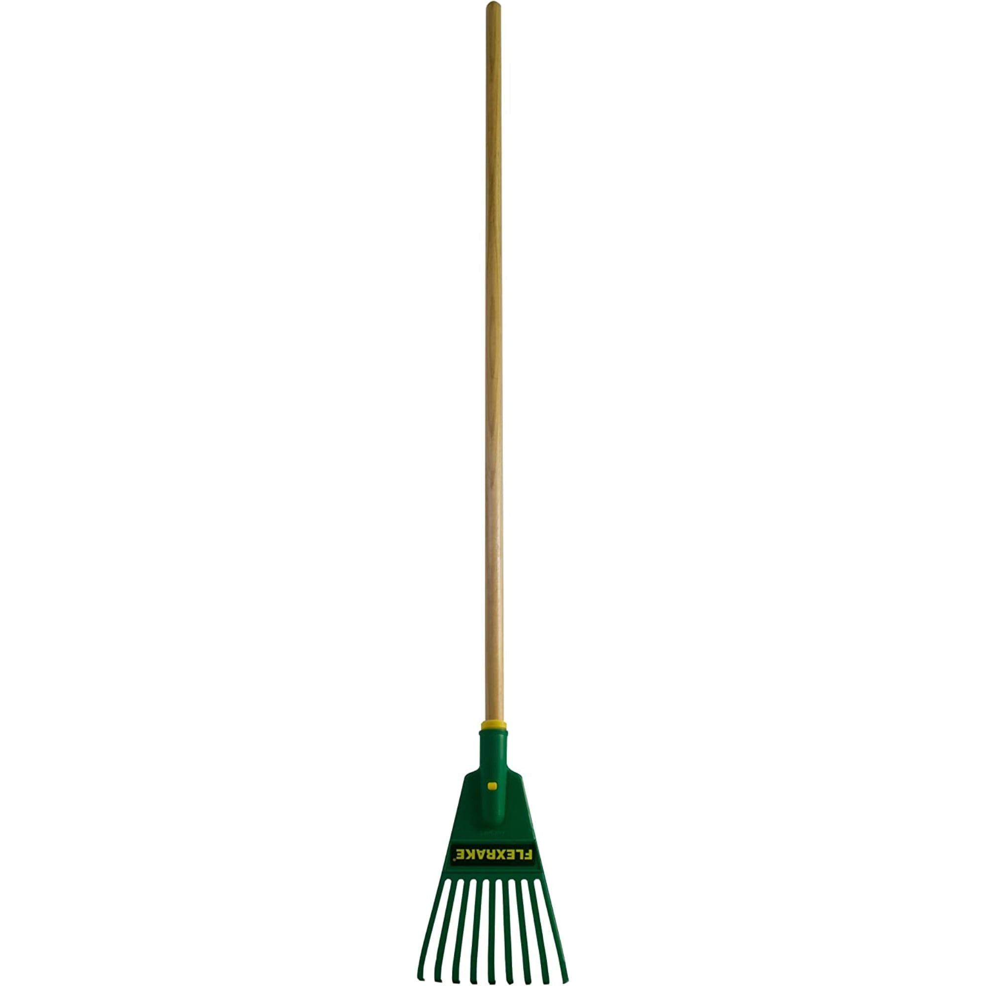 Flexrake Shrub Rake with 7" ActionPoly Head & 48" Wood Handle - Walmart.com