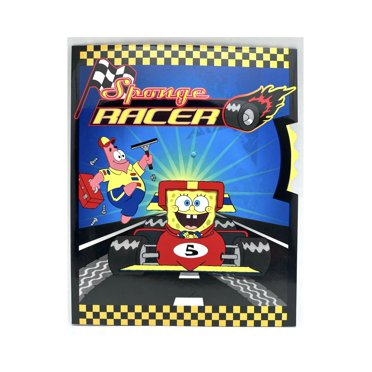 Spongebob Squarepants Folder - SpongeBob Racer Folder w/Rotating Face ...