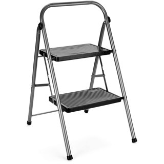 HART 3-Step Steel and Aluminum Step Stool - Walmart.com