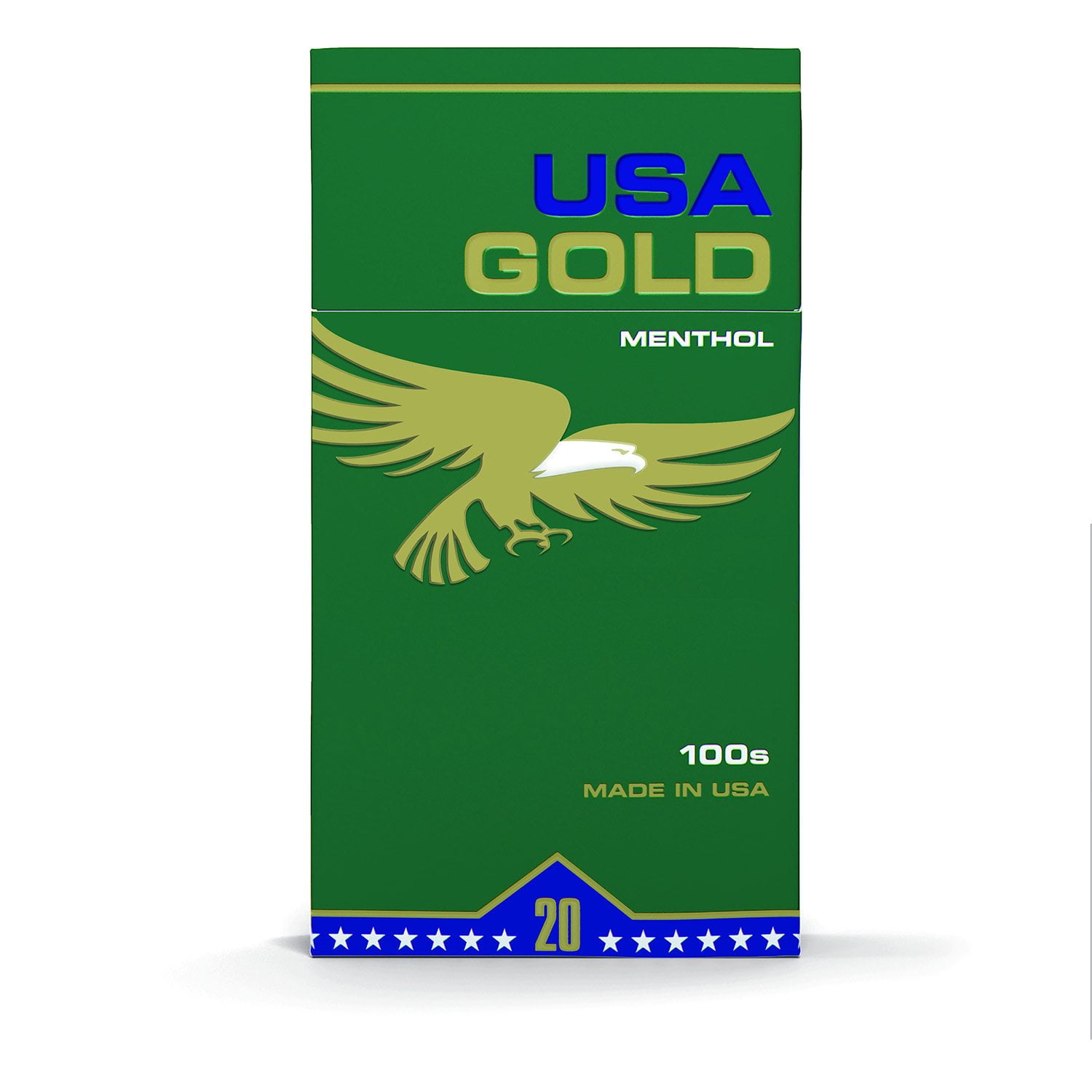 USA Gold Menthol Dark Green 100s Box 20 ct., 10 pk. - Samsclub.com