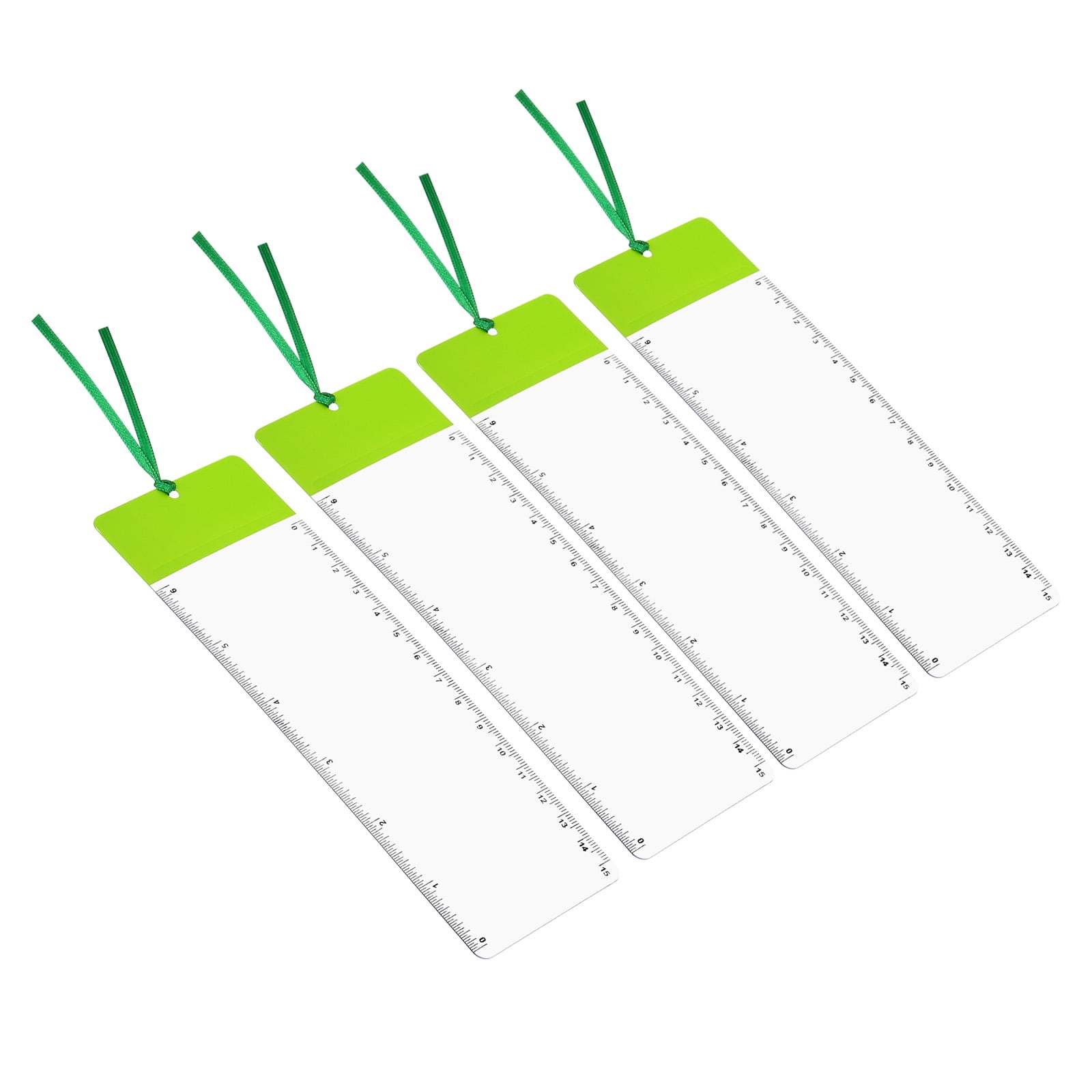 Uxcell Bookmark Magnifier with Ruler 3X Magnifying Sheet Page Magnifier ...