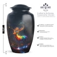 VALERASH Deer Cremation Urns for Adult Ashes Women - Large Black ...