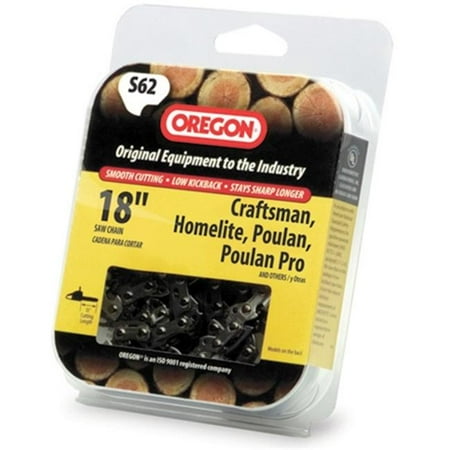 Oregon Chain 18in. HD Semi Chisel Cutting Chain S62 - Walmart.ca