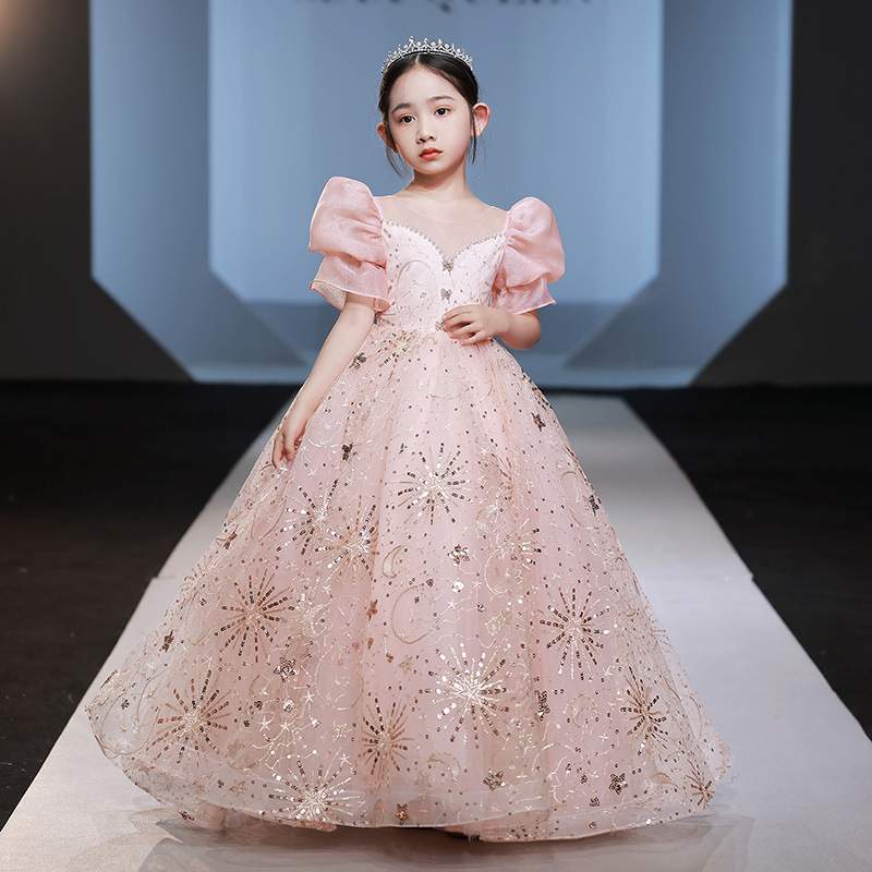 Vestido de anfitriona para niños Poncho de cumpleaños para niñas ...