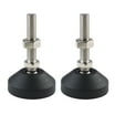 Unique Bargains Adjustable Leveling feet 19 x 19mm Square Inserts ...