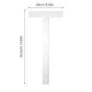 Mr. Pen - T Square, T Ruler, 18 inch Metal Ruler, T Square Ruler ...