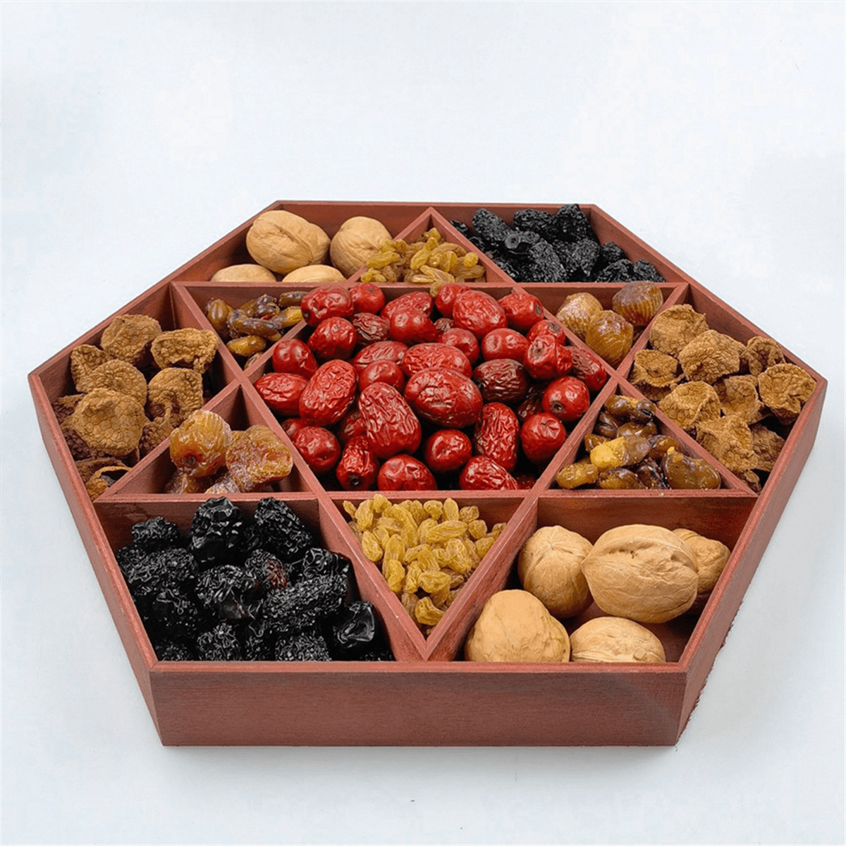 Click here for Unbranded Wooden Holiday Hexagonal Star Tray For F... prices