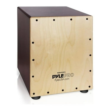 Pyle PCJD18 - Stringed Jam Cajon - Wooden Cajon Percussion Box ...
