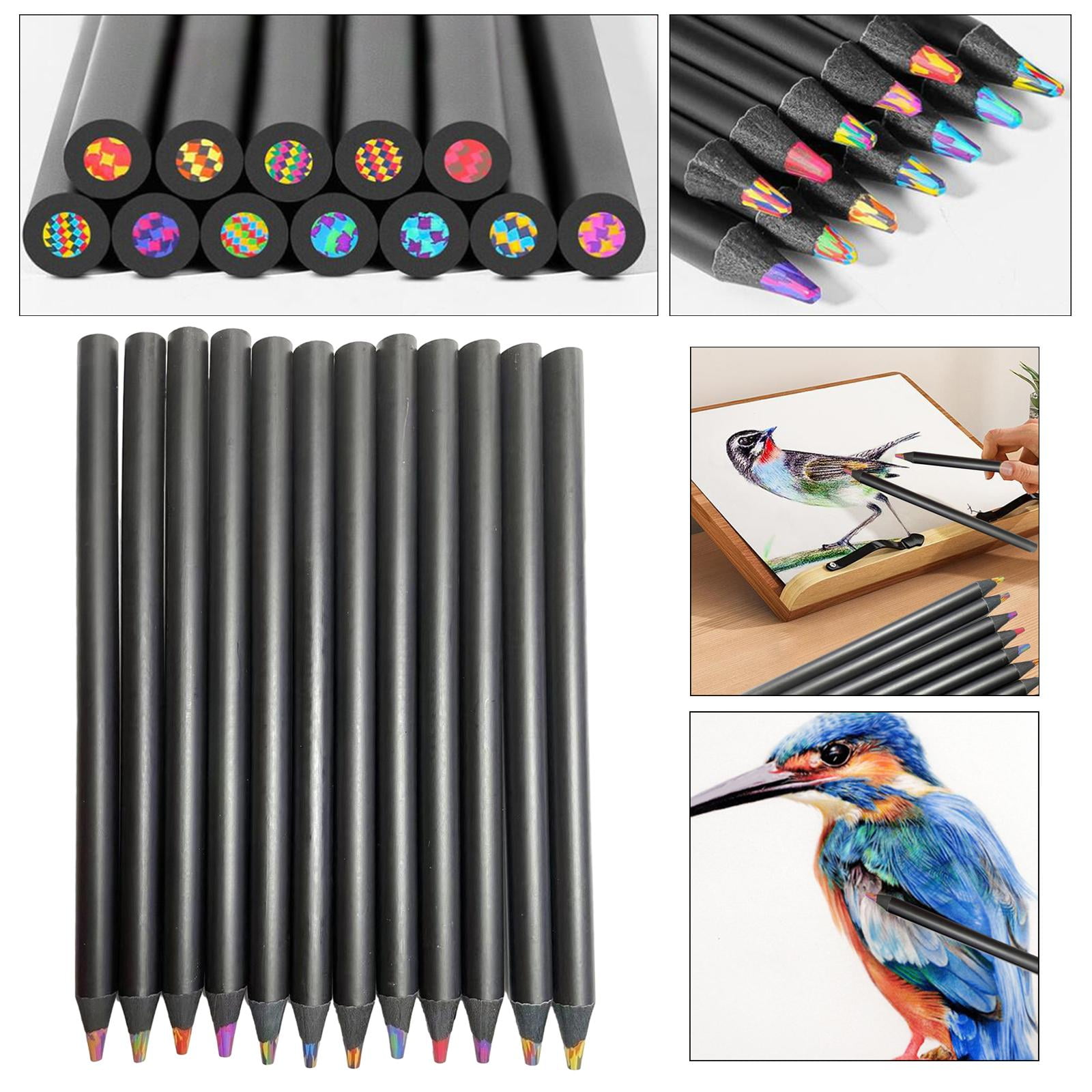 Lápices de colores arcoíris, lápices de colores gigantes estéticos para ...
