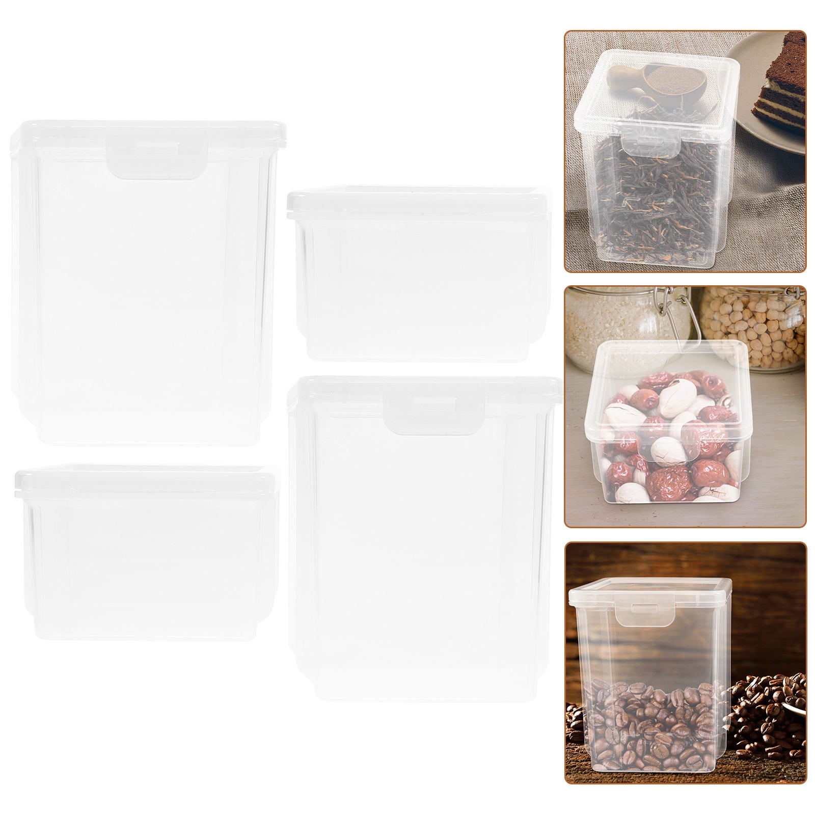 Click here for Sewacc 4set Sealed Plastic Storage Containers With... prices