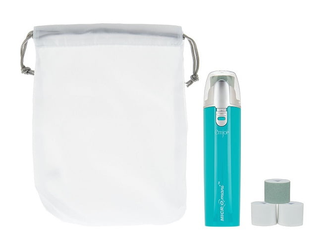 Emjoi Micro Mani Nail Buffer w/ 4 Smooth & Shine Rollers (Teal) AP-8QTU ...