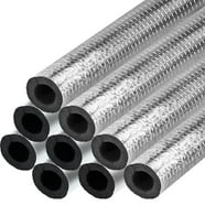 Thermwell Poly Foam Pipe Insulation, 5/8 In. Id X 1/2 In. Wall X 1/2 In ...