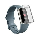 BISEN For Fitbit Charge 6 Case, Clear TPU Protective Cover Armor, Shock ...