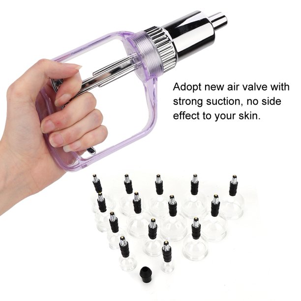 Cupping Set W 14 Cups, Professional Chinese Acupoint Cupping Sets ...