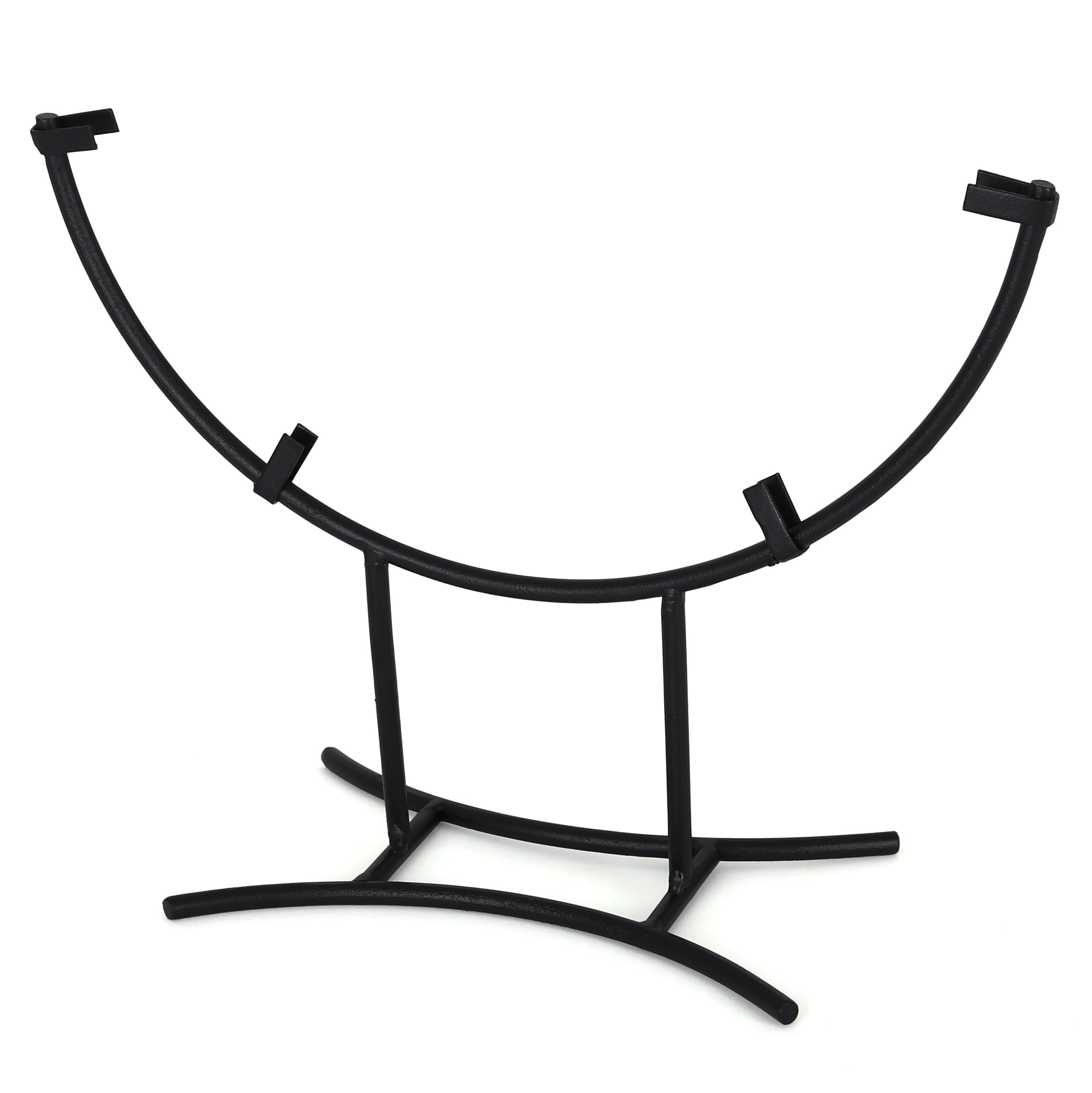 Milltown Merchants 10" Hoisted Round Black Metal Display Stand (3 ...