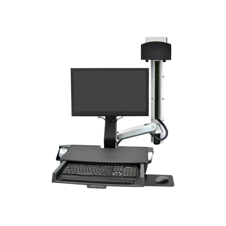 Ergotron StyleView Sit-Stand Combo System with Worksurface - Mounting ...