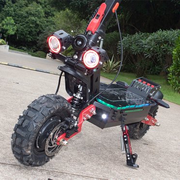 MotoTec Fat Tire 60v 18ah 2000w Lithium Electric Scooter Black ...