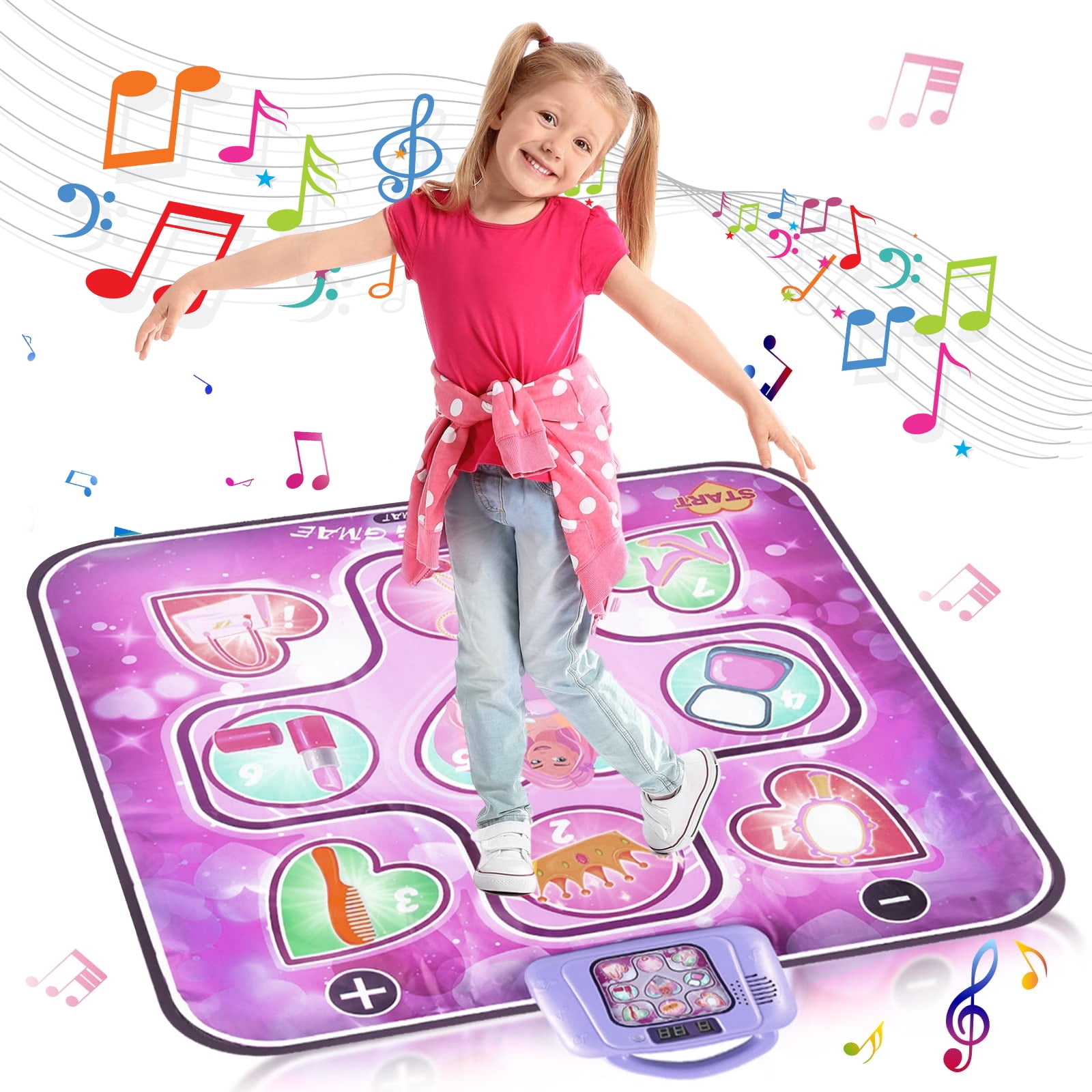OMZER Dance Mat - Light It up Electronic Dance Rhythm Step Play Mat ...