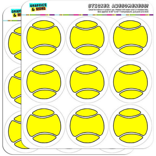 Cartoon Tennis Ball 18 2" Planner Calendar Scrapbooking Crafting ...