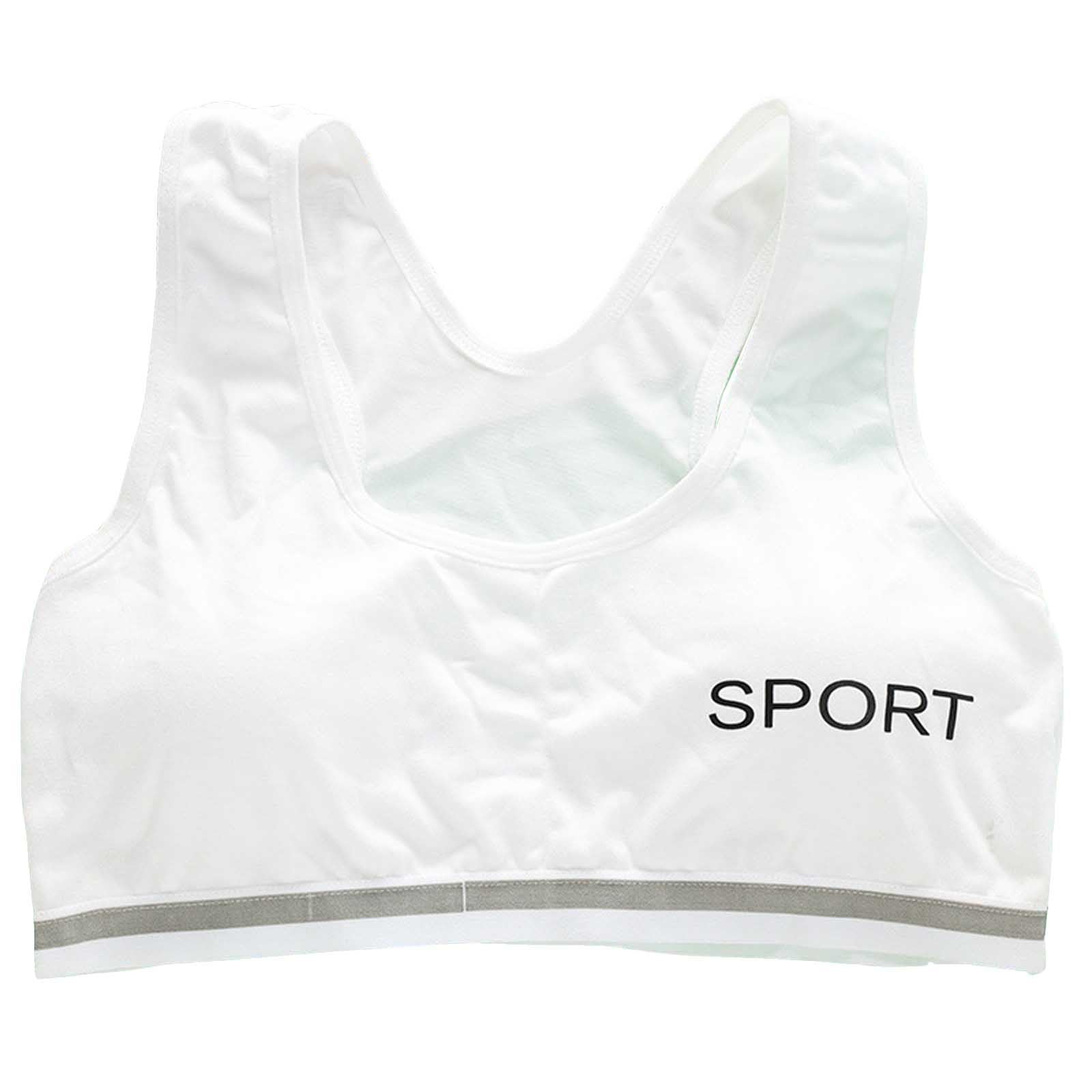 Click here for Mezzall Crop Tops Bra Girls Seamless Sports Bra Tr... prices